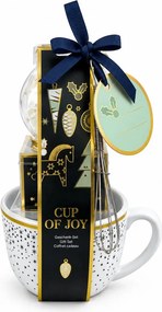 CUP OF JOY Velký hrnek s čokoládou - modrá