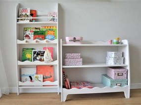 Wamm Cosy Room Dětský Montessori regál na knihy a hračky Zvolte barvu: Transparentní lak
