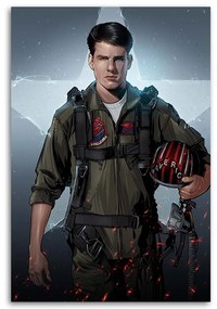 Gario Obraz na plátně Maverick, Tom Cruise - Nikita Abakumov Rozměry: 40 x 60 cm