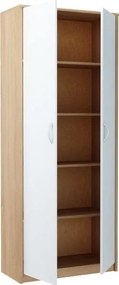 Casarredo - Komfort nábytek Šatní skříň MAX 6/R005,  policová, dub sonoma/bílá