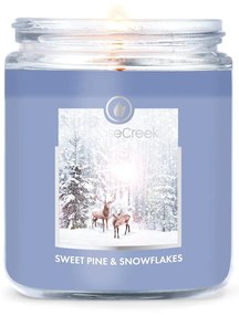 Goose Creek Candle svíčka Sweet Pine & Snowflakes, 198 g