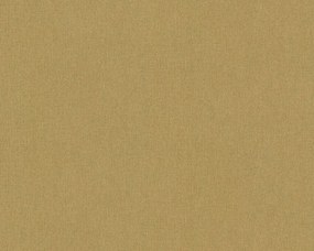 Vliesová tapeta žlutá, imitace textilu 377035 / Tapety na zeď 37703-5 Jungle Chic (0,53 x 10,05 m) A.S.Création