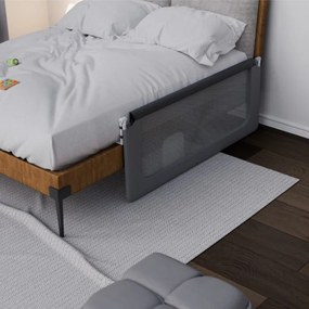 Bezpečnostní zábrana na postel Cover 25 šedá 150 cm