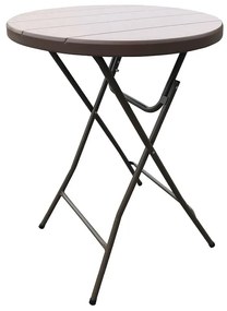 TENTino Bistro stolek koktejlový průměr 80 cm - IMITACE DŘEVA BSTL80D