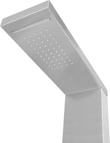 Sprchový panel set z nerezové oceli s čtvercovým designem 142371
