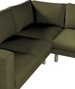 Potah na pohovku IKEA Norsborg rohová 4-místná barva zelená látka pletený vzor