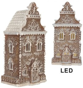 Perníkový LED domek Gingerbread Cotti - 12*11*25 cm