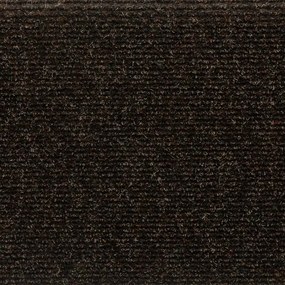 Schodové rohože samolepicí 30 ks 65 x 21 x 4 cm tmavě hnědé s obdélníkovým okrajem 3365697