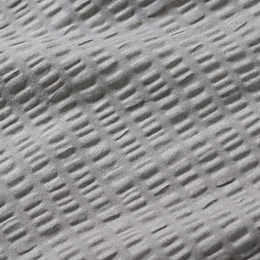 Krepové perkálové povlečení Jednobarevné - světle šedé Velikost: 140 x 200 + 70 x 90