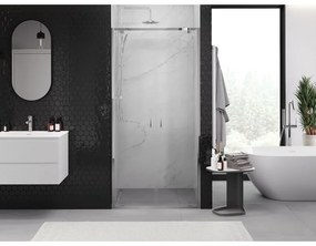 Mexen Exo, dvojité křídlové sprchové dveře 70x200 cm, 6mm čiré sklo, chromový profil, 8182-070-000-01-00