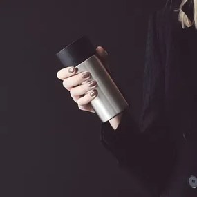 Vinga Otis stříbrná / Termohrnek / nerezová ocel / 300 ml