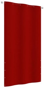 vidaXL Balkonová zástěna červená 120 x 240 cm oxfordská látka