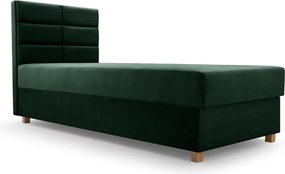 IDZ Čalouněná postel PIANO 80 x 200 cm Barva látky: Černá (Blue Velvet 78)