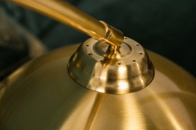 Invicta Interior Industriální stojací lampa zlatá - Kea II