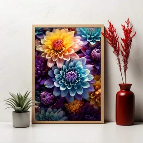 Plakát - Harmonie barevných květů