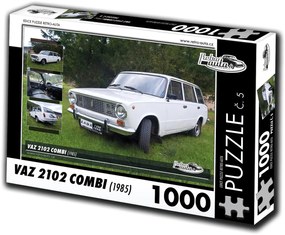 Puzzle retro-auta puzzle č. 5 vaz 2102 combi (1985) 1000 dílků