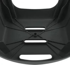 Spirella HOCKER sedátko do sprchy tmavě šedá / plast / 47 cm / do 130