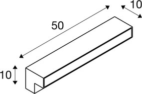LA 1003535 L-LINE OUT 60 F venkovní LED stojací svítidlo antracit CCT switch 3000/4000 K - BIG WHITE (SLV)