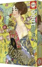 EDUCA Puzzle Dáma s vějířem / 1000 dílků / od 14 let