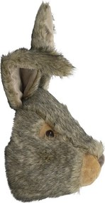 Nástěnná plyšová dekorace hlava králík Cuddly Rabbit - 39*20*47cm