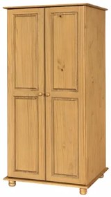 Skříň masiv borovice 2 dveřová medový vosk 8860V