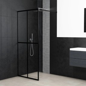 Zástěna do průchozí sprchy čiré tvrzené sklo 90 x 195 cm
