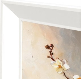 Tištěný obraz s rámem 56x75 cm White Orchid – Styler