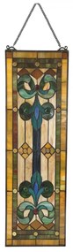Vitrážový dekorační panel Tiffany John – 25x1x73 cm