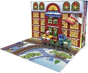 MAGNA-TILES® Magnetická stavebnice microMAGS Adventní kalendář / 34 dí