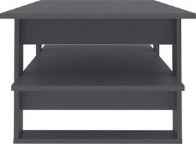 vidaXL Konferenční stolek 110 x 55 x 42 cm dřevotříska [800547] Barva: bílá s vysokým leskem