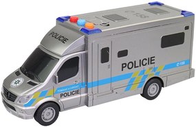 Auto made auto policejní 19,5 cm, světlo, zvuk, na baterie