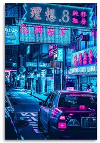 Gario Obraz na plátně Neonové nápisy ve městě - Gab Fernando Rozměry: 40 x 60 cm