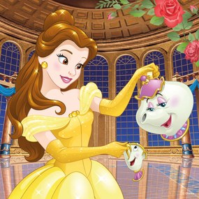 DINO Puzzle Disney Veselé princezny 3x55 dílků 18x18cm skládačka dn335417