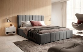 Postel MODEL 10 140x200 šedá - MAGIC VELVET 2217