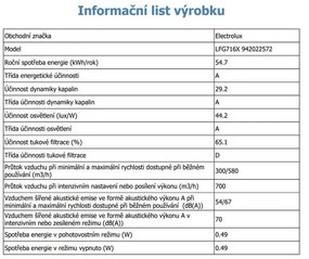 Electrolux LFG716X Vestavný odsavač par