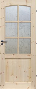 Interiérové dveře Radex LANDHAUS 6002/SP6-B Šířka dveří: 70 cm, Otvírání dvěří: Pravé