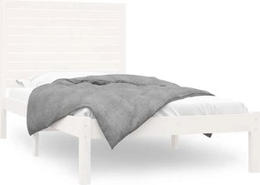 Rám postele bílý masivní dřevo 90 x 200 cm 3104594
