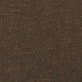 Box spring postel s matrací tmavě hnědá 120x190 cm textil 3269693