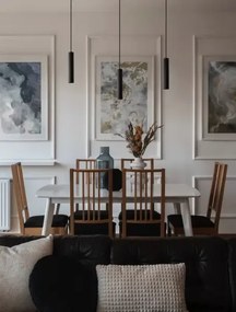 Moderní lustr Seawave 30 bílá