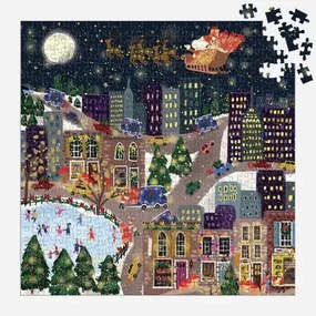 GALISON Fóliové puzzle Joy Laforme Vánoční městečko Presentville / 500