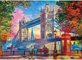 GIBSONS Puzzle Obloha nad Tower Bridge / 1000 dílků / 68 x 49 cm