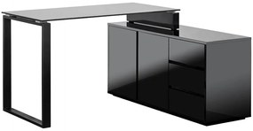 OnaDnes -20% Office 360 Černý designový kancelářský set Loft