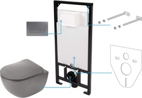 Deante Toilet set, concealed, 6 in 1