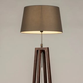 Stojací designová lampa Paola Grey and Dark Brown