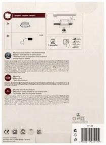 Paulmann 93410 - SADA 3xLED/6,5W IP44 Stmívatelné koupelnové svítidlo COLE 230V