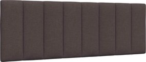 Rám postele bez matrace Hanko tmavě hnědá 120 x 200 cm textil 3310380