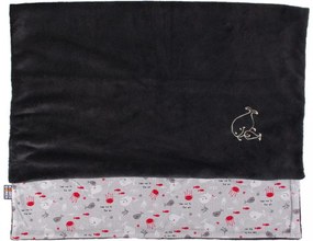 Kaarsgaren Dětská deka Wellsoft bavlna 100 x 70 cm Aqua/lev