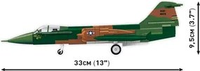 COBI 2426 Vietnam War Lockheed F-104 Starfighter, 1:48, 430 k