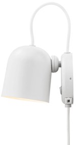 Nordlux 2120601001 Angle, nastavitelná nástěná lampa s USB výstupem a vypínačem, 1xGU10 max.25W, bílošedá, průměr 10,5cm