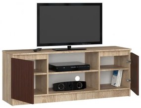 Komoda RTV K140 2D 1PCLP-sonoma/wenge